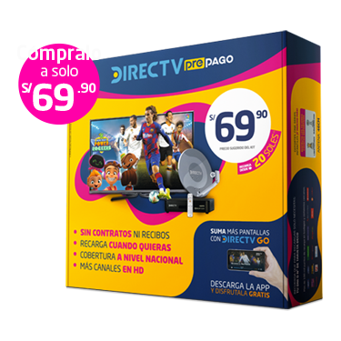 Promoción Kit Prepago | DIRECTV® Perú